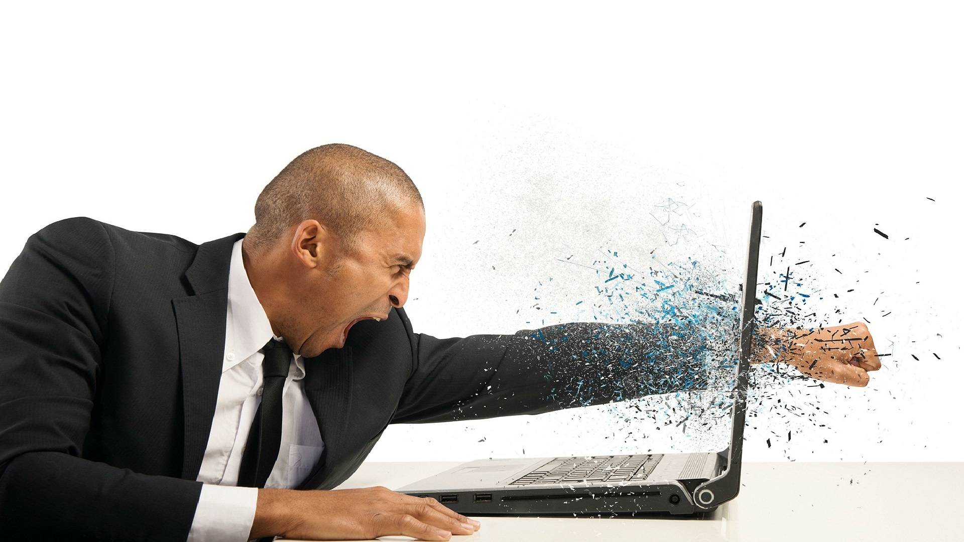 Angry-Man-Broke-The-Laptop-Funny - CreatIT Solutions