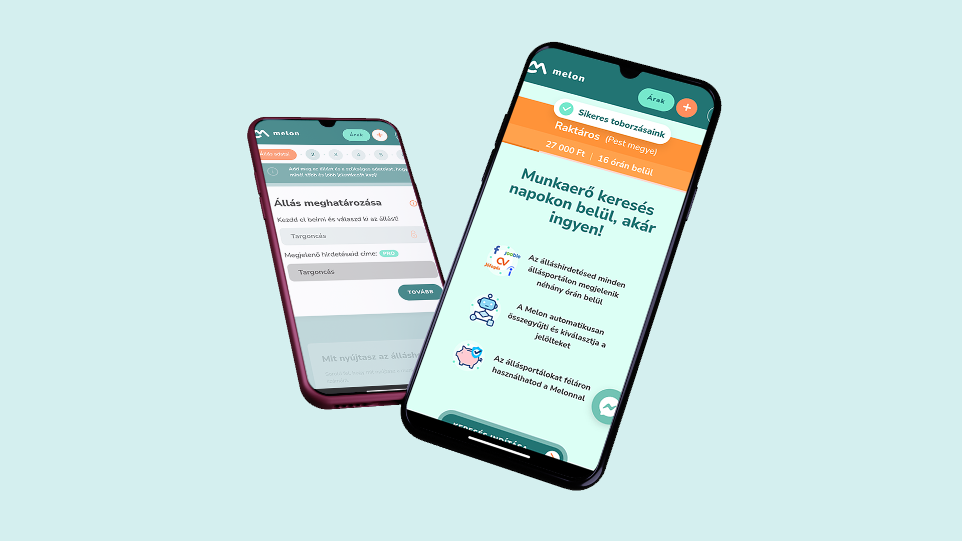 Melon job portal - Creatit Solutions Kft